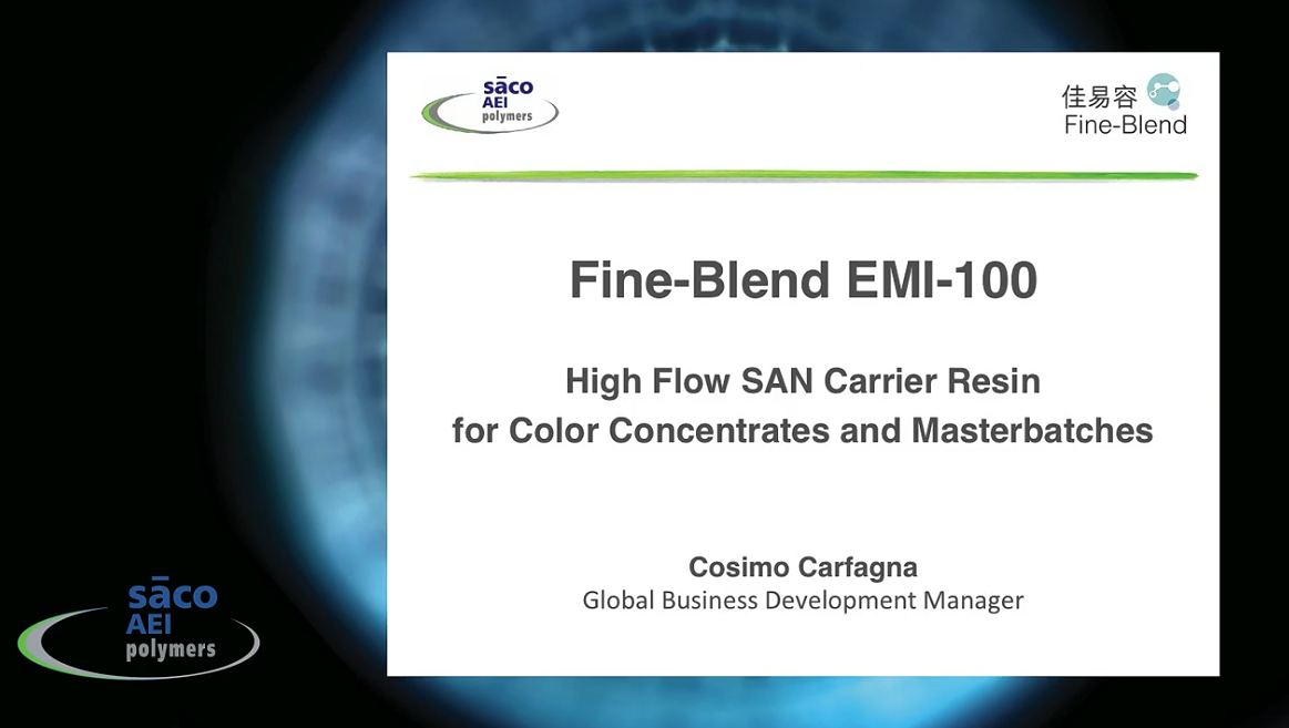 High Flow SAN Carrier Resins