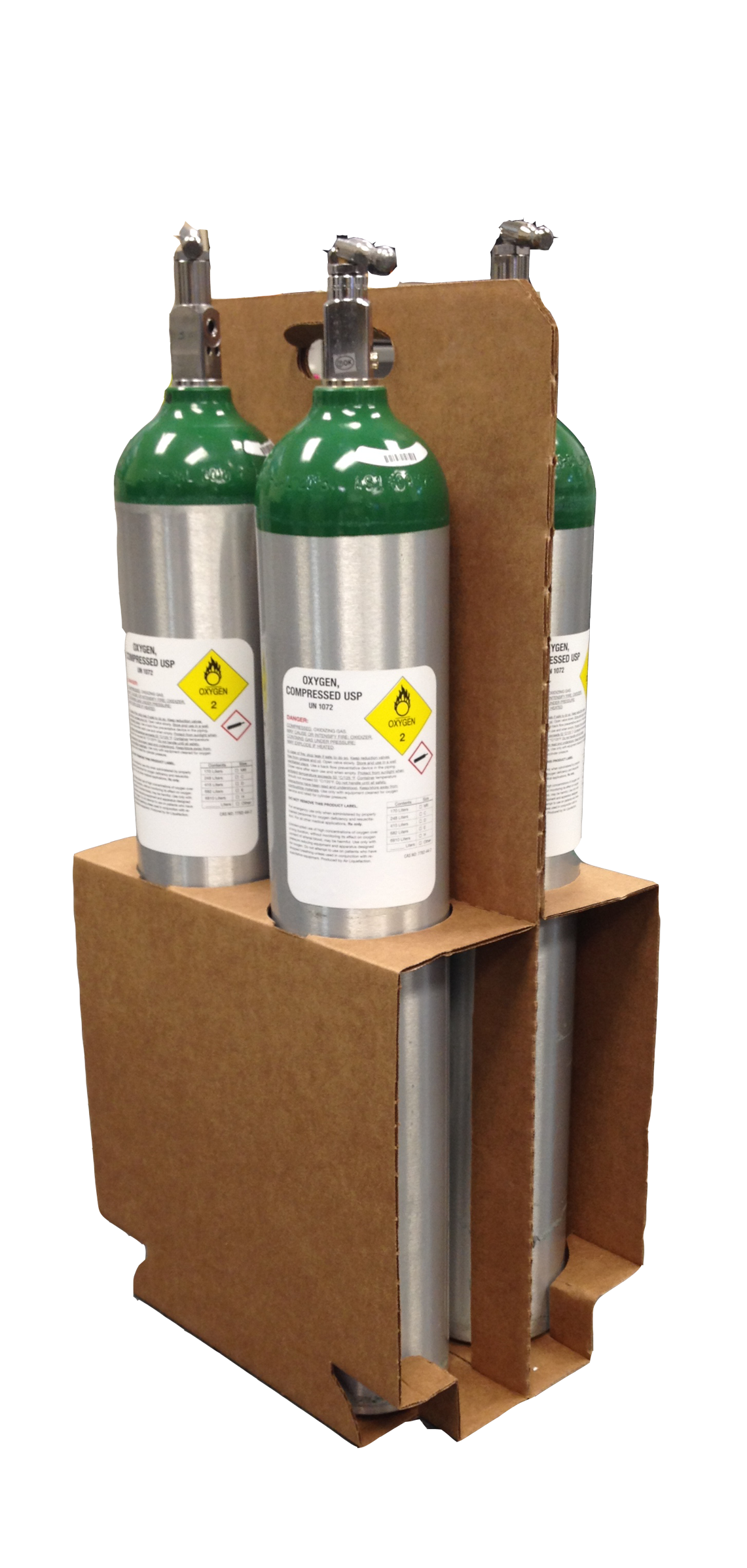 Using Carriers, Bags or Carts When Handling Cylinders