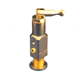 Post Valve with Toggle for Aluminum Cylinders CGA 870 with Teflon