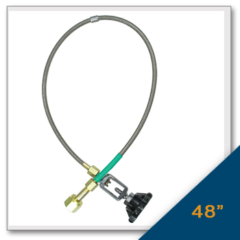 PTFE Lined Stainless Steel Pigtail 48