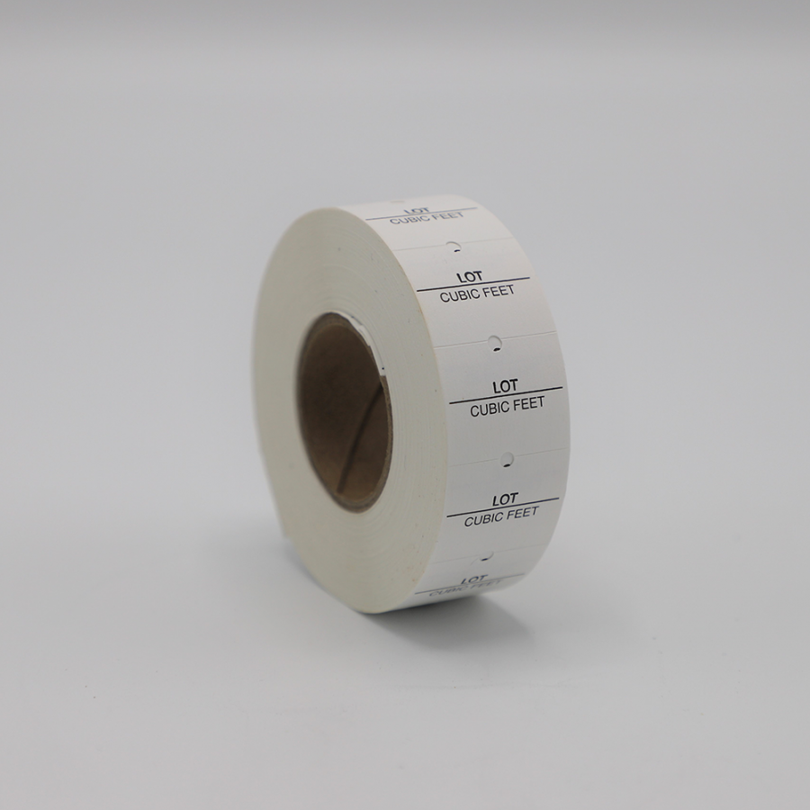 OXYMARK Stickers with Lot and Cubic Feet