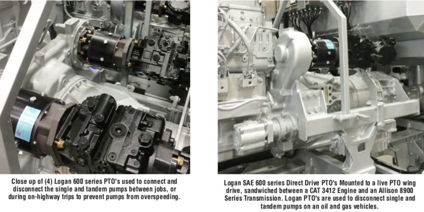Logan FlexaDrives and PTO Clutches for Oil and Gas Applications